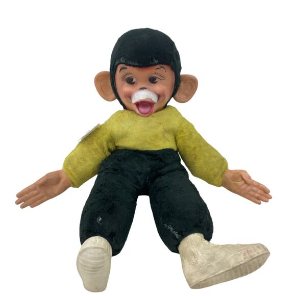 Mr. Bim | Toys | Vintage Mr Bim Monkey Rubber Face Plush Doll Zip Zippy ...